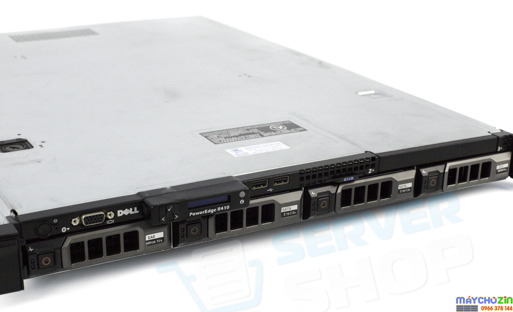 Máy chủ server Dell PowerEdge R410 1U hdd 3.5 inch, may chu dell chính hãng