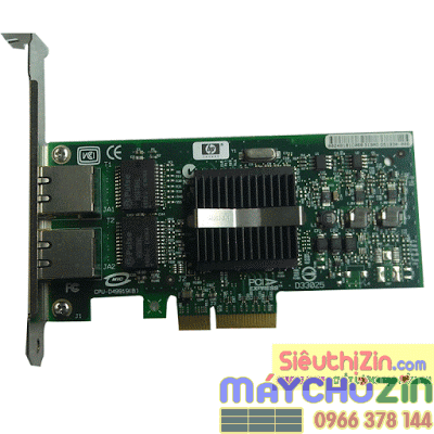 Card Lan HP Intel NC360T PCI-E 4x 2-port Gigabit (1000Base-T) server ...