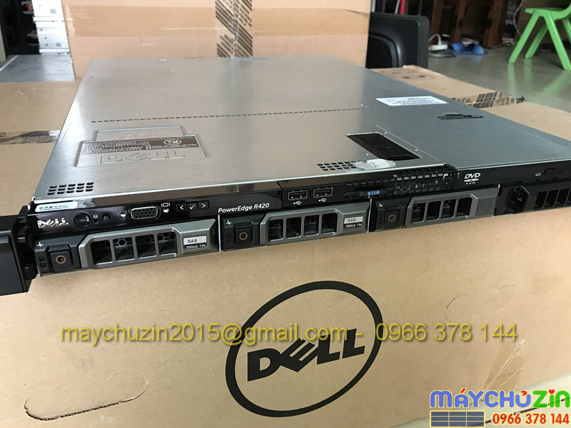 Máy chủ server Dell PowerEdge R410 1U hdd 3.5 inch, may chu dell chính hãng